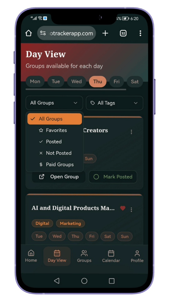 PromoTracker - Track Your Facebook Group Promotions